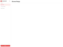 MangaReader Portal | Built with Blink