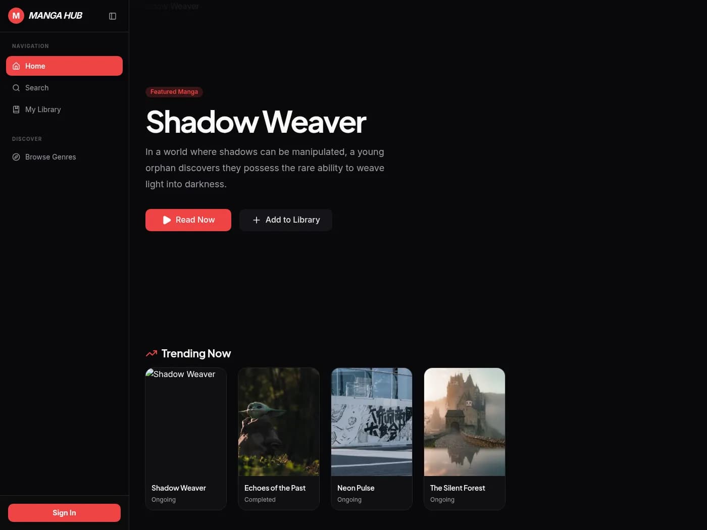 Manga Reader Hub