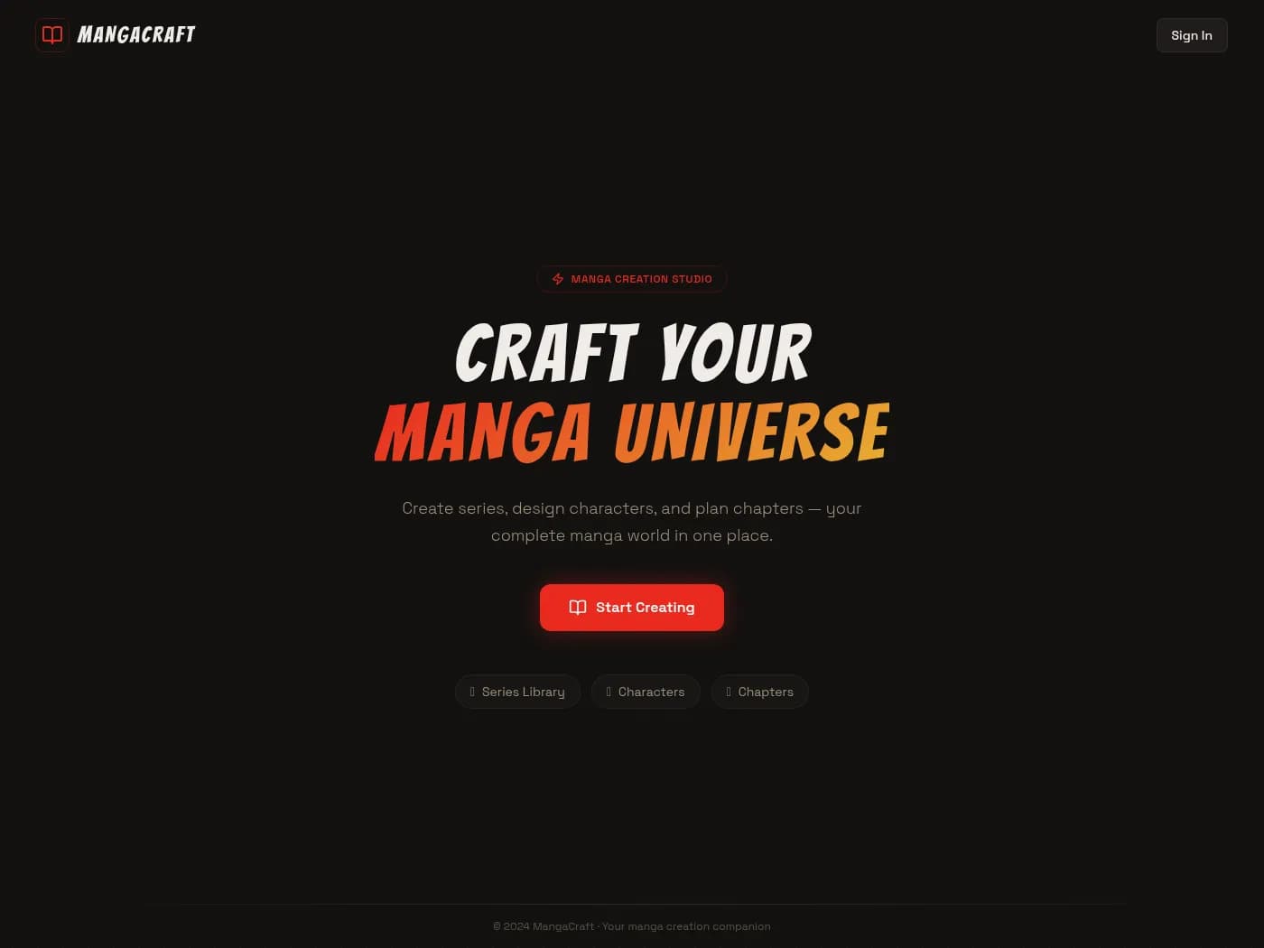 Manga Series Creator