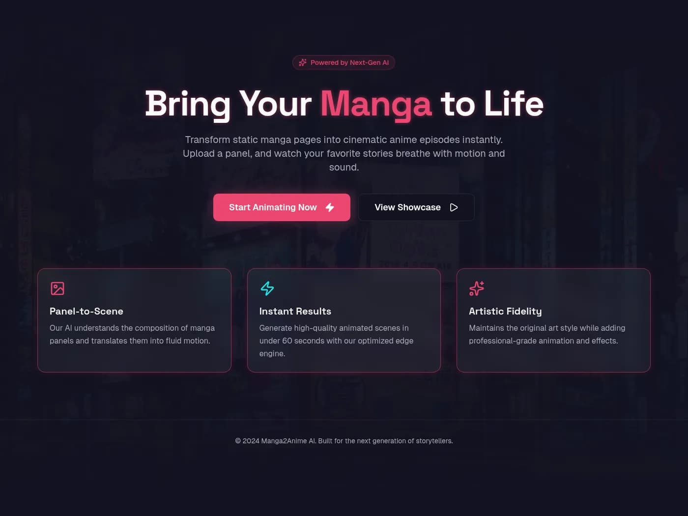 Manga2Anime AI