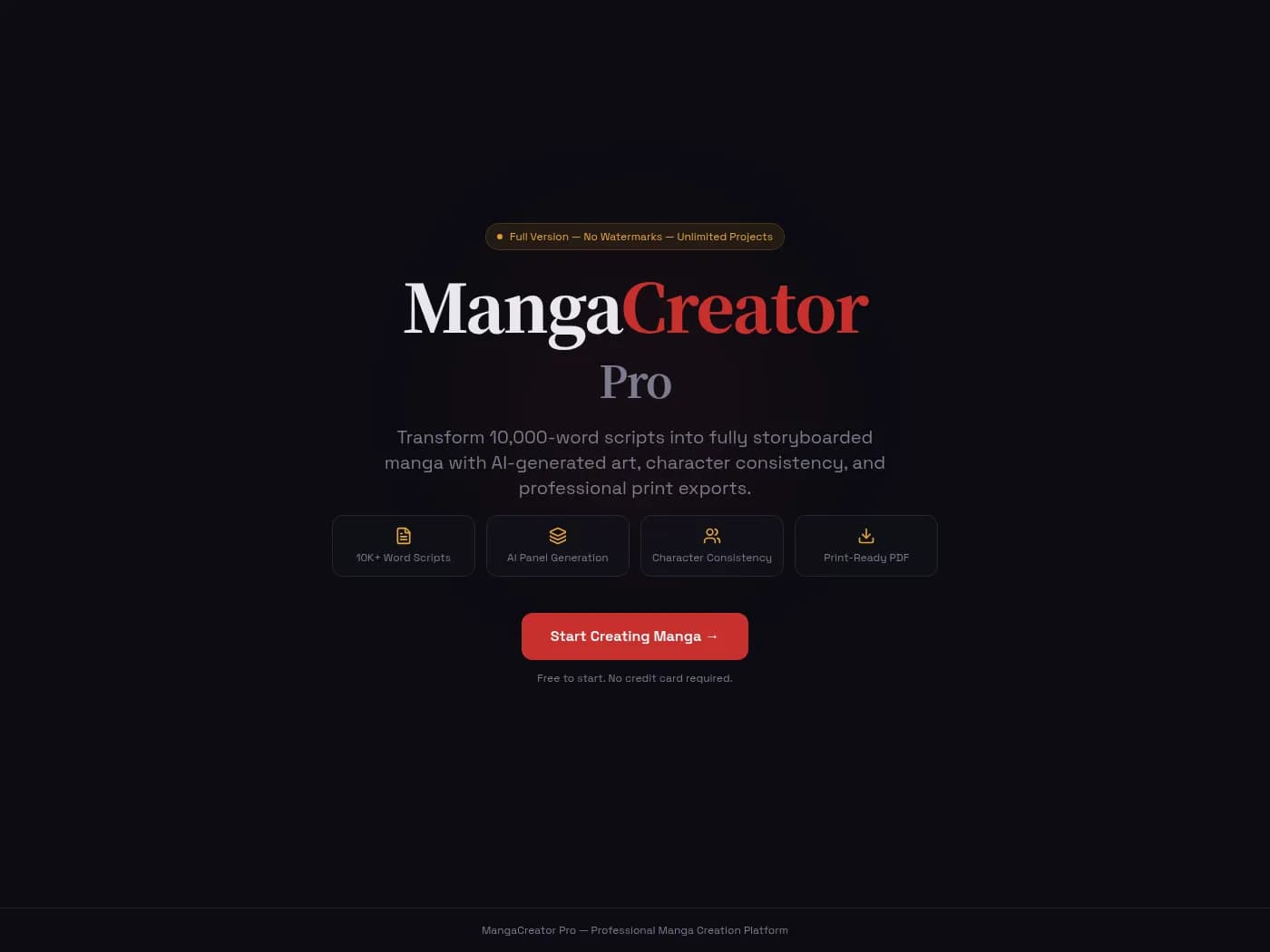 MangaCreator Pro