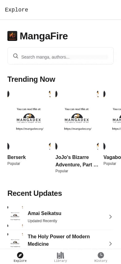 MangaFire Android Reader