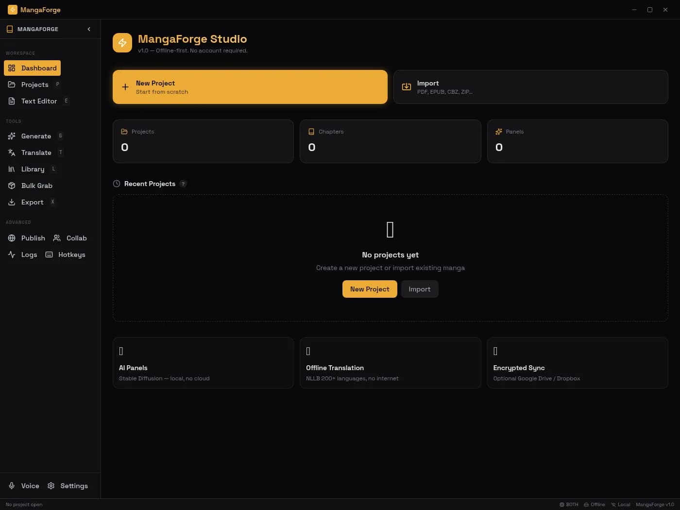 MangaForge Studio