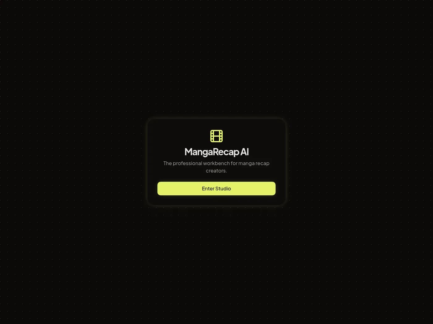 MangaRecap AI Studio