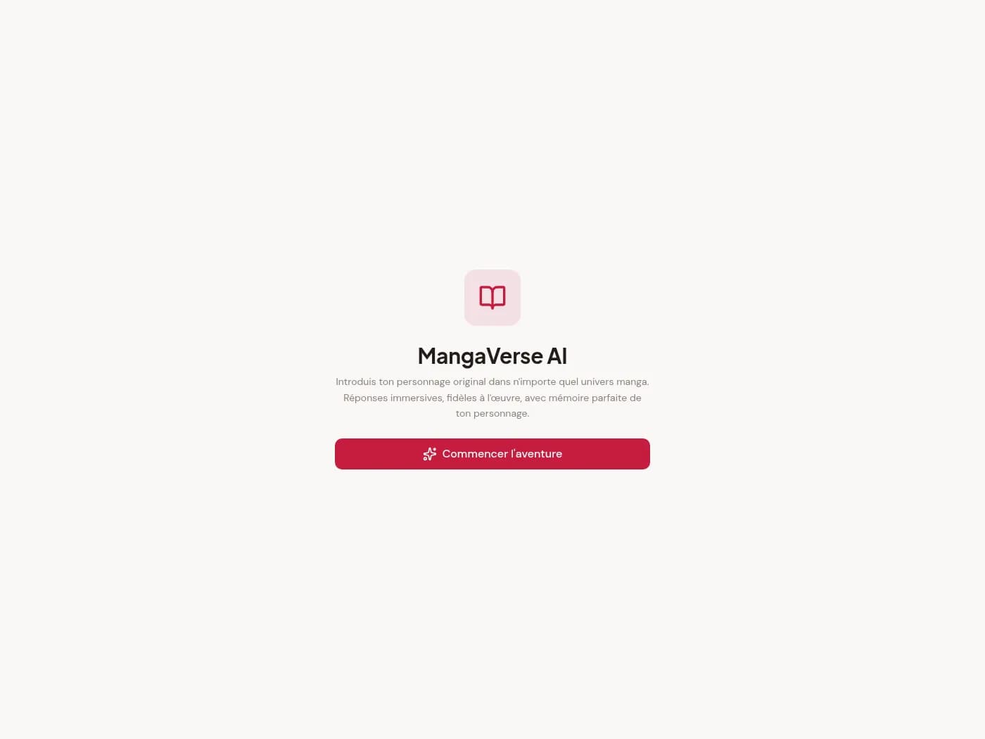 MangaVerse Character AI