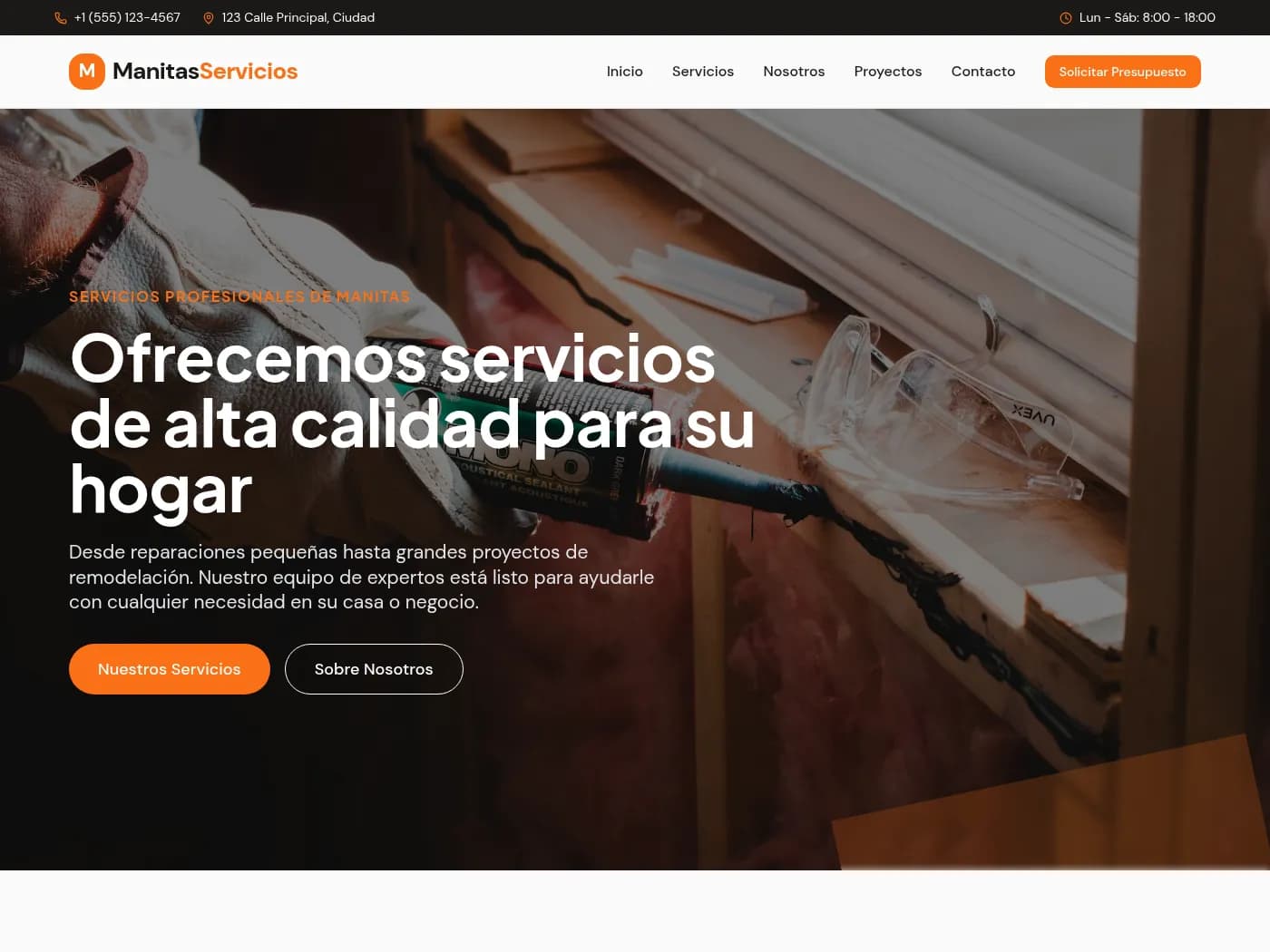Manitas Services Site