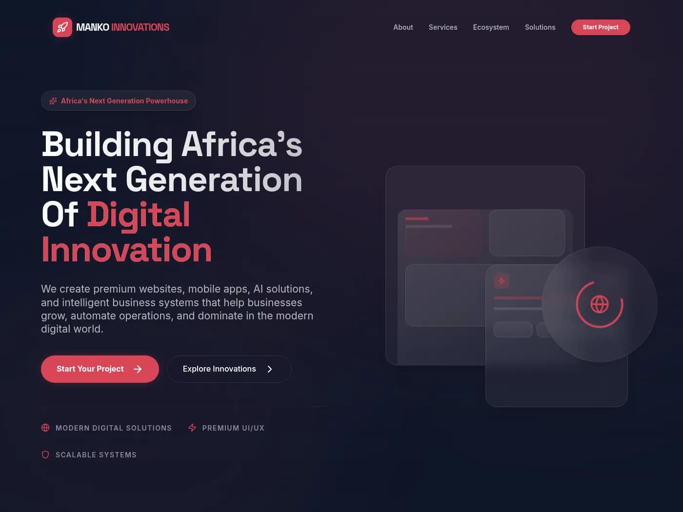 MANKO Innovations Landing