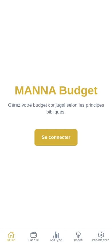 MANNA Budget App