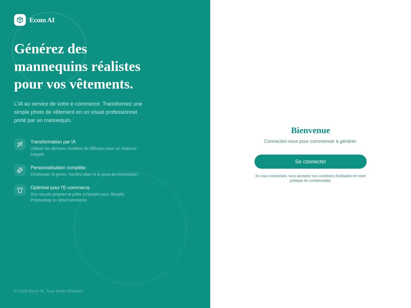 Ecom Mannequin Generator