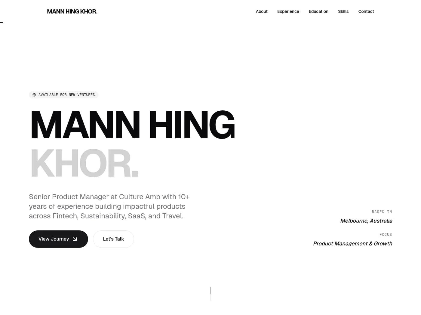 Mann Hing's Portfolio