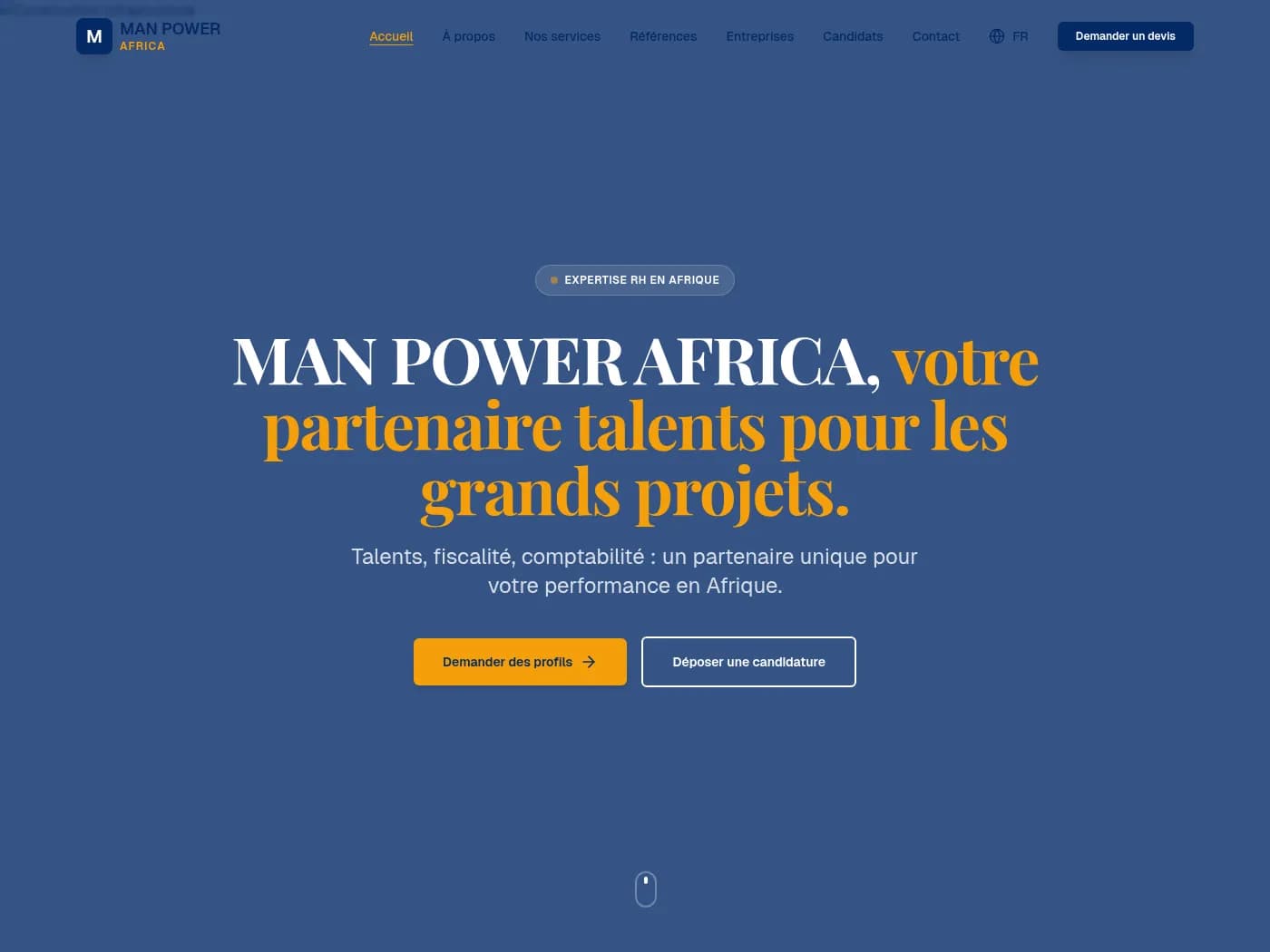 Man Power Africa Web