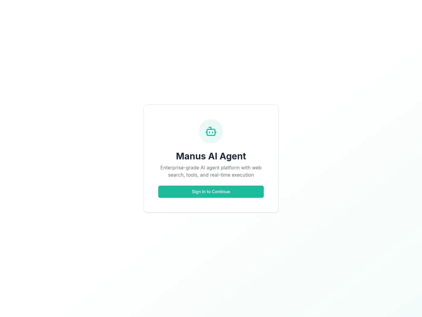 Manus AI Agent