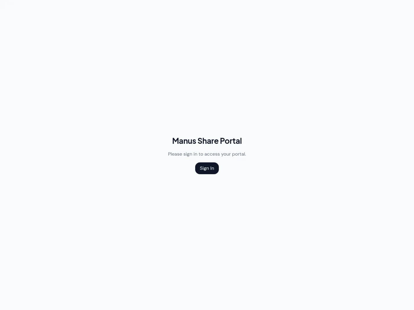 Manus Share Portal