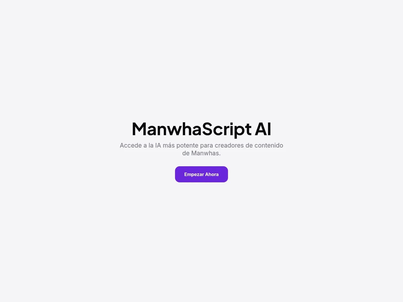 Manwha Summary Generator