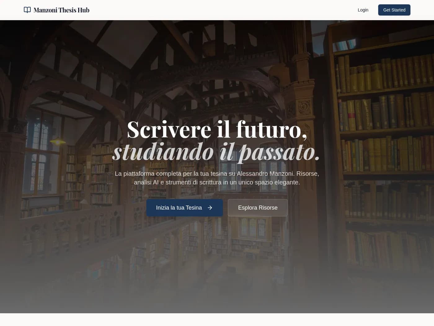 Manzoni Thesis Hub