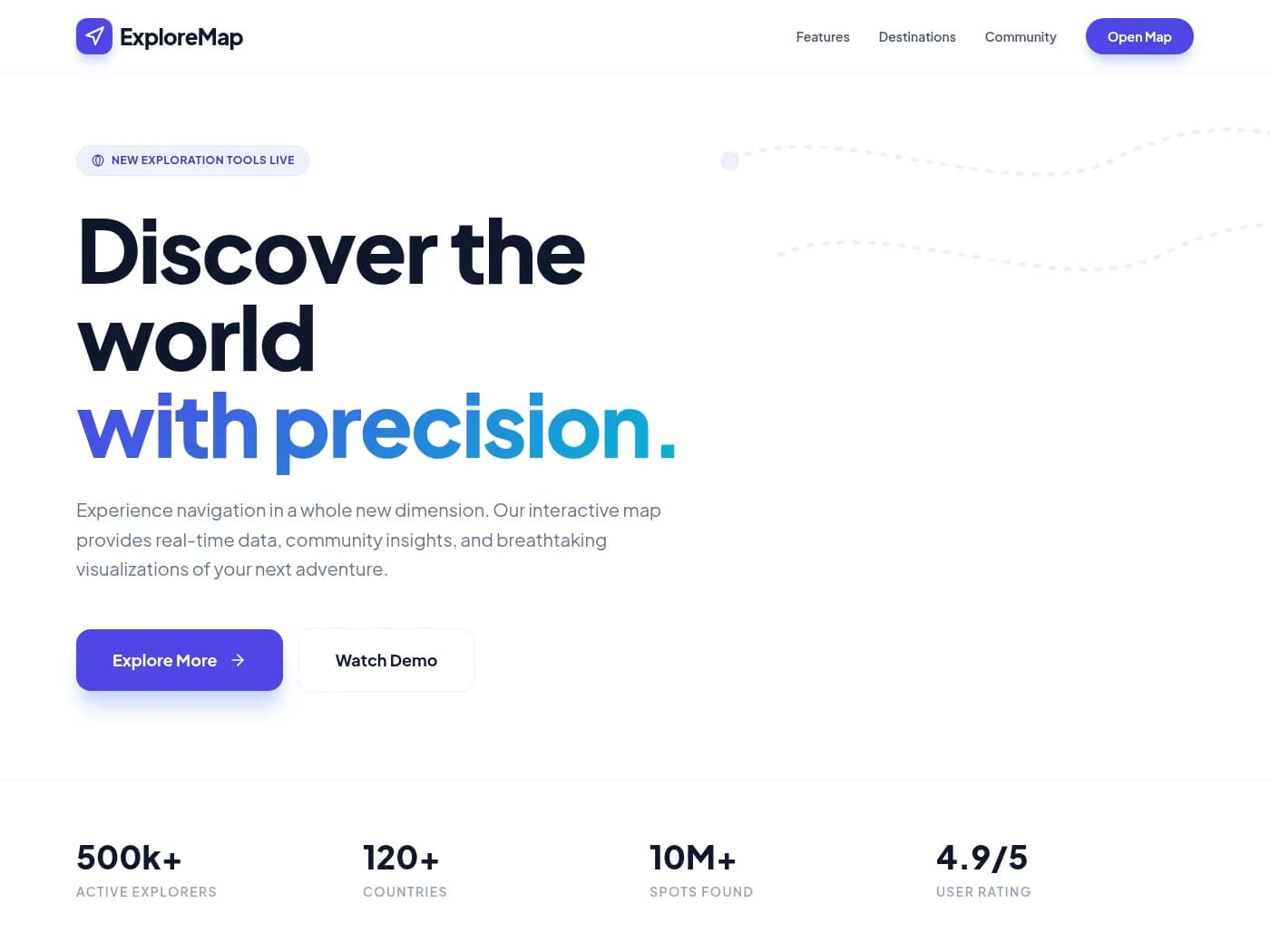 ExploreMap Website