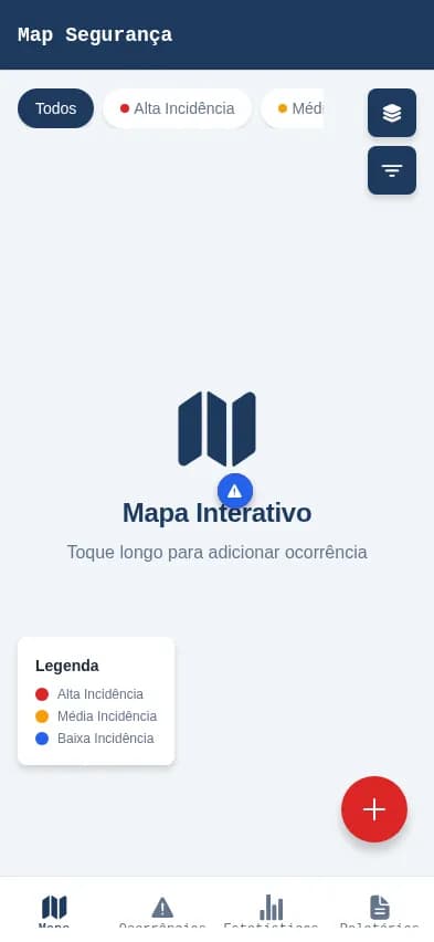 Map Segurança App
