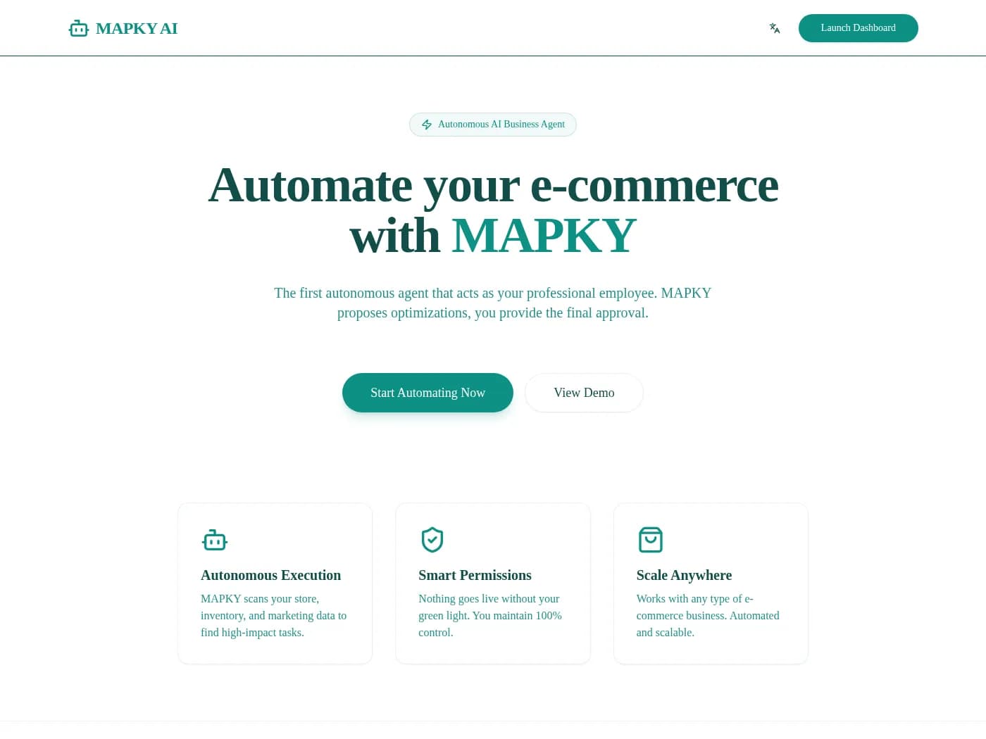 MAPKY AI Business Agent