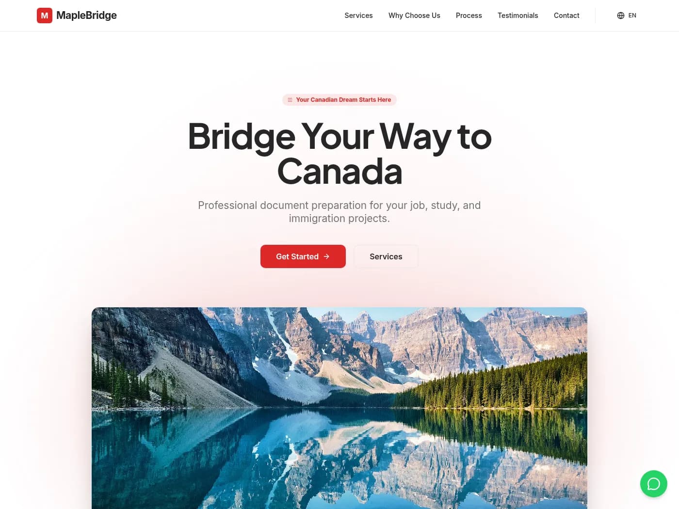 MapleBridge Canada Landing