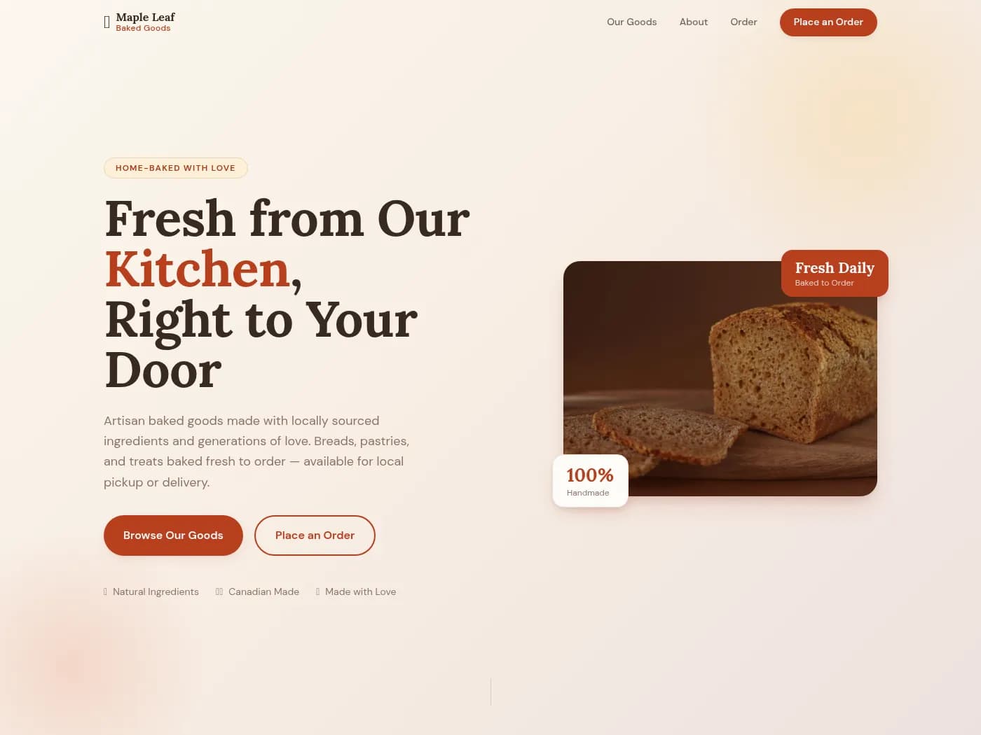 Maple Leaf Baked Goods