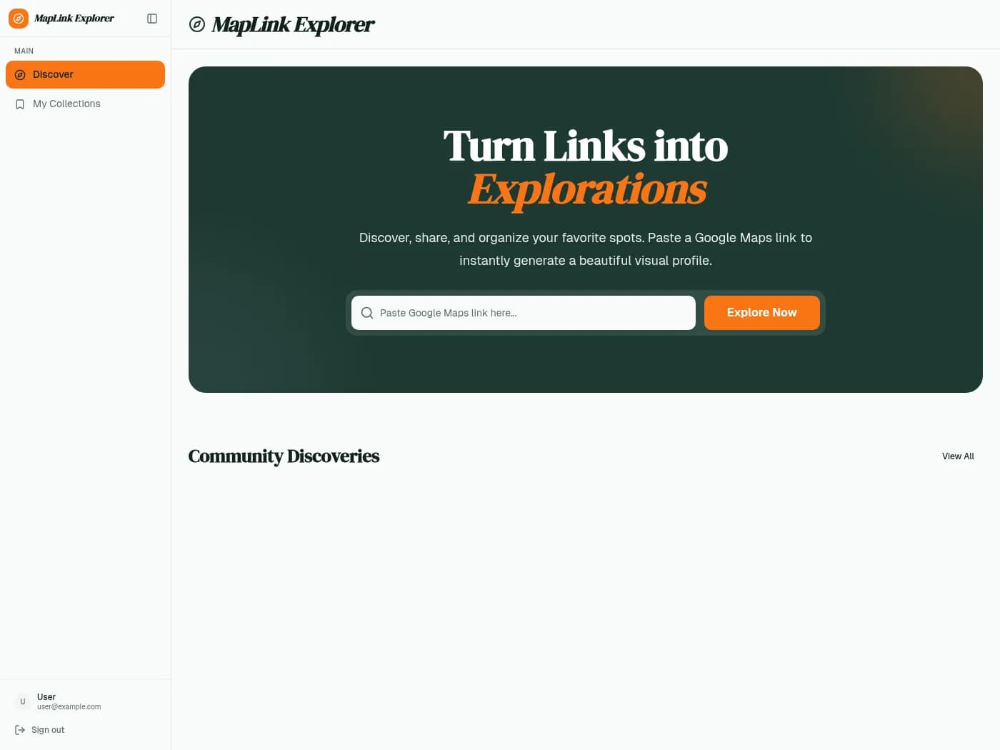 MapLink Explorer