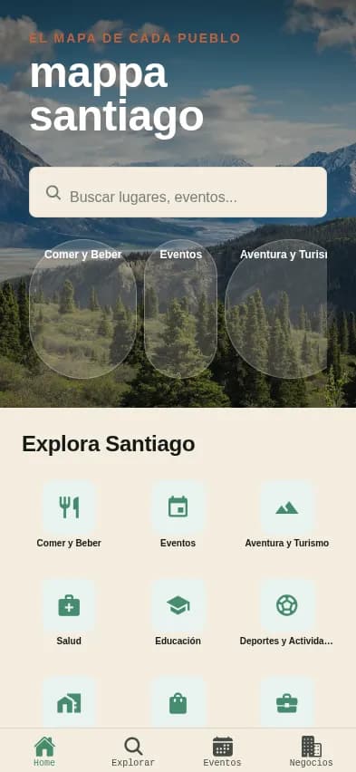 Mappa Santiago Guide