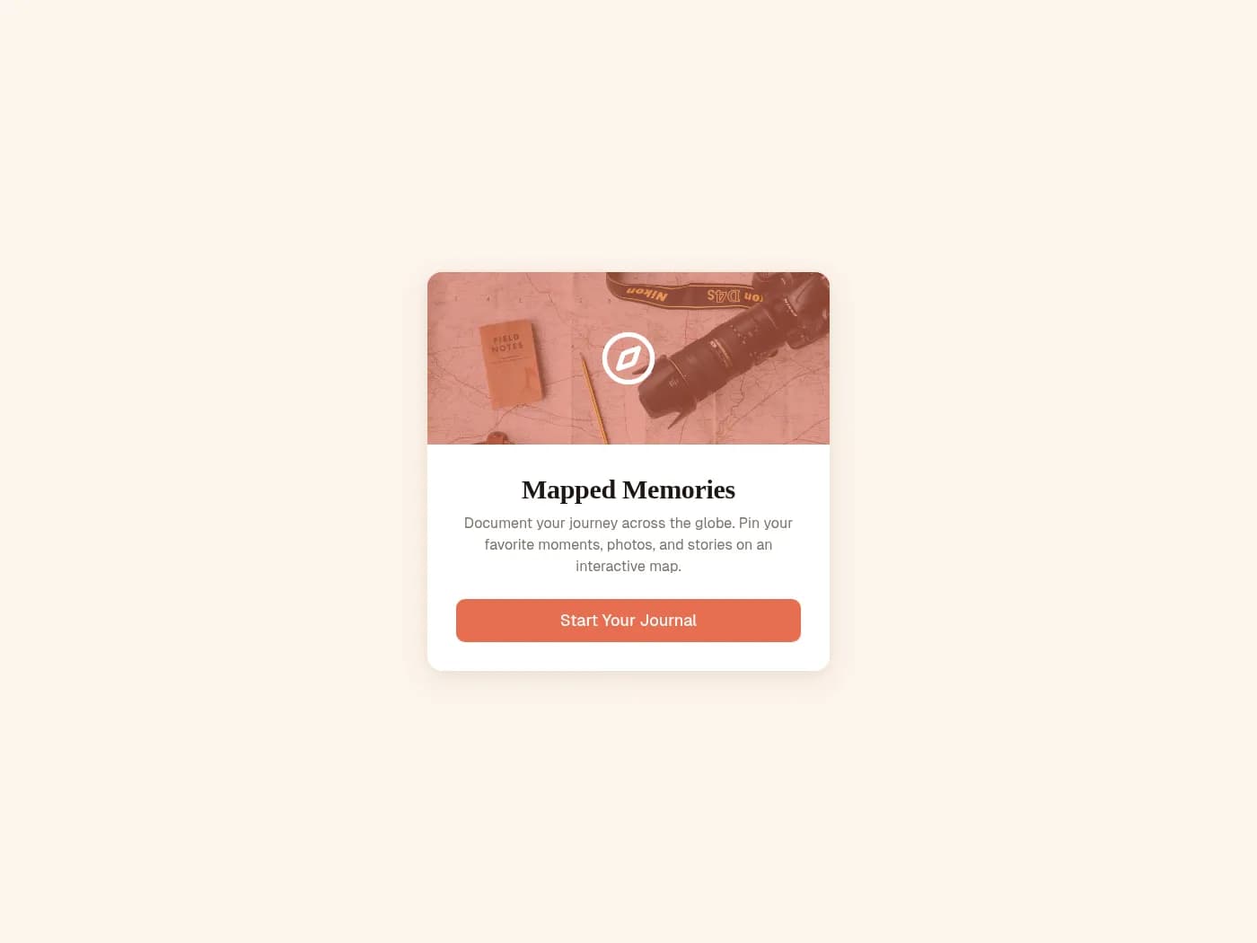 Mapped Memories Journal