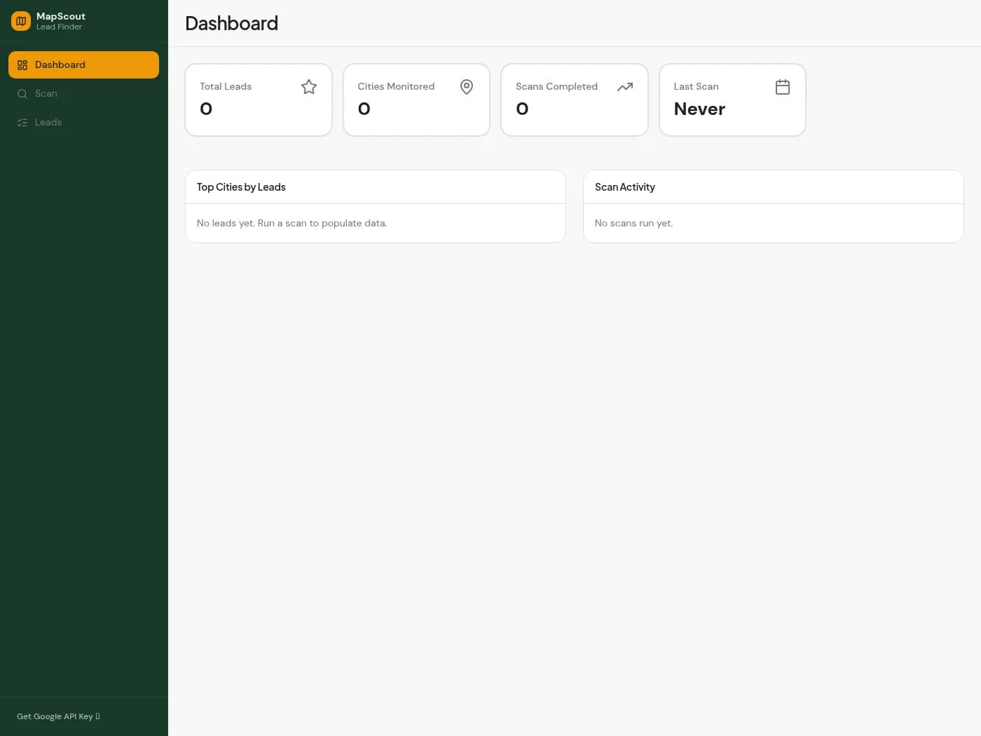 MapScout Lead Finder