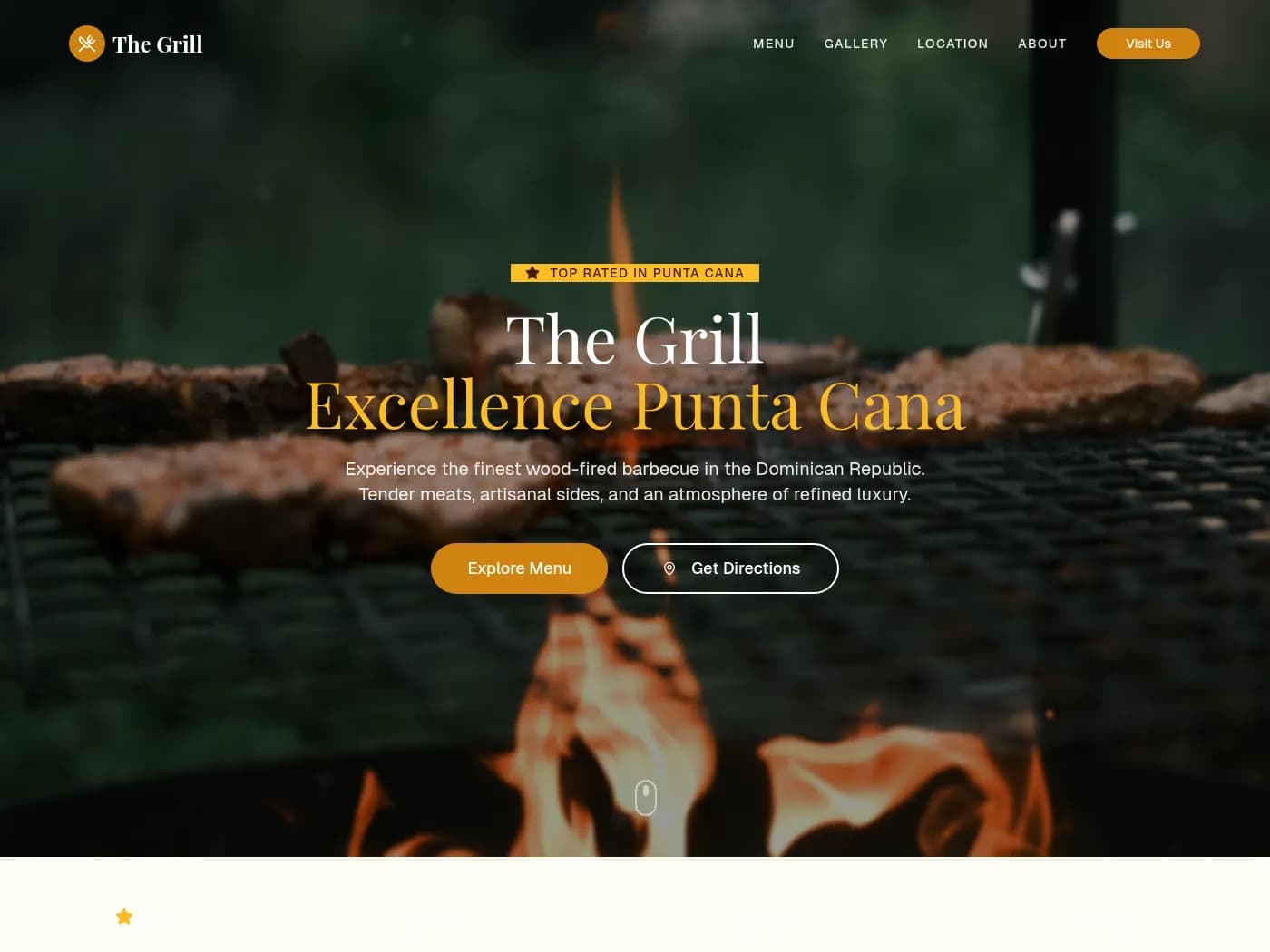 The Grill Location Website
