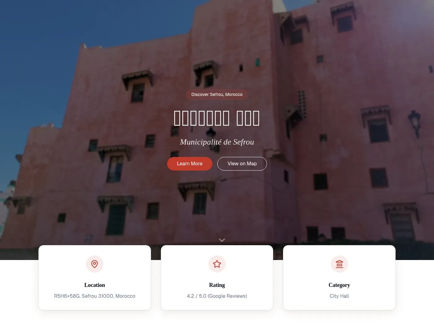Location Showcase Site