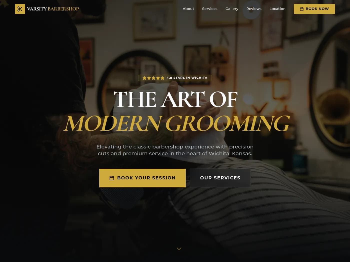 Varsity Barbershop Web Kit