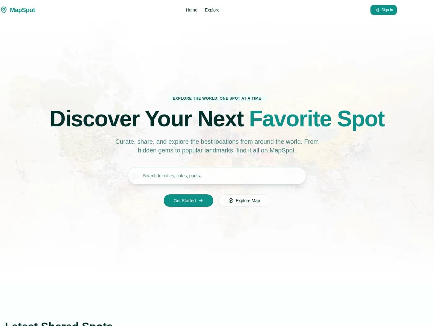 MapSpot Showcase