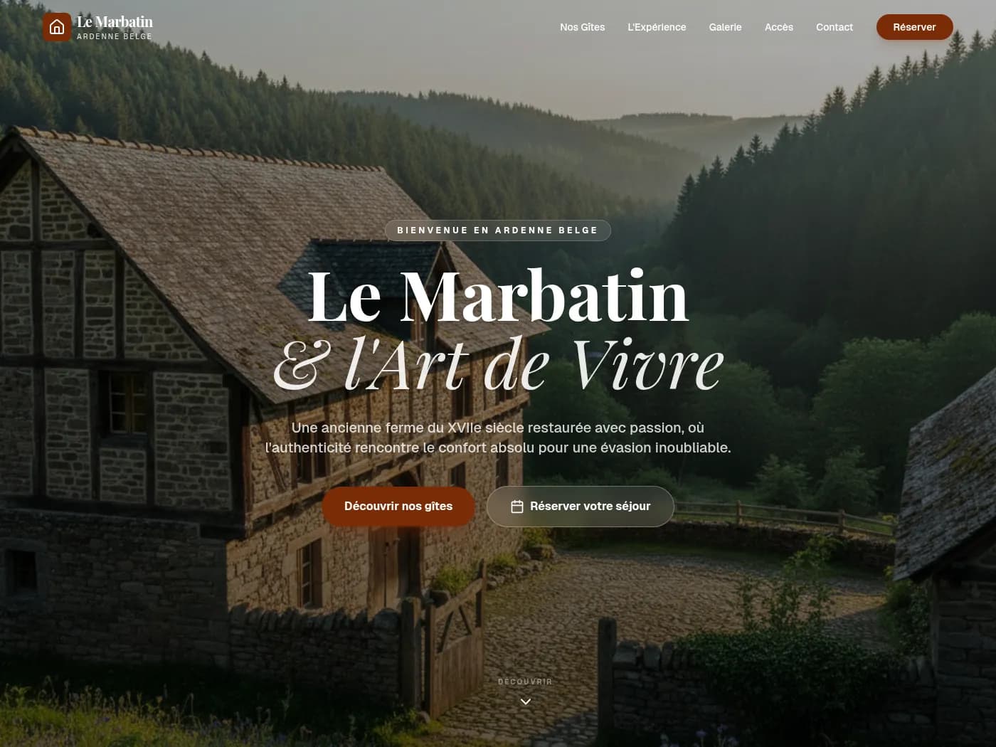 Le Marbatin Vitrine Site