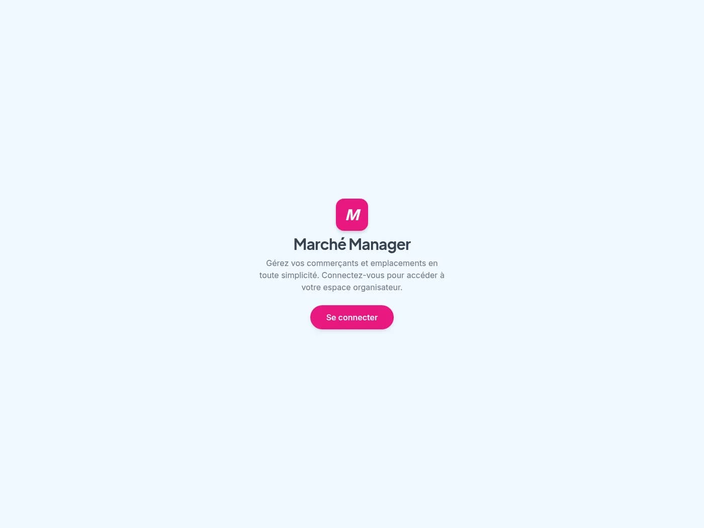 Marché Manager