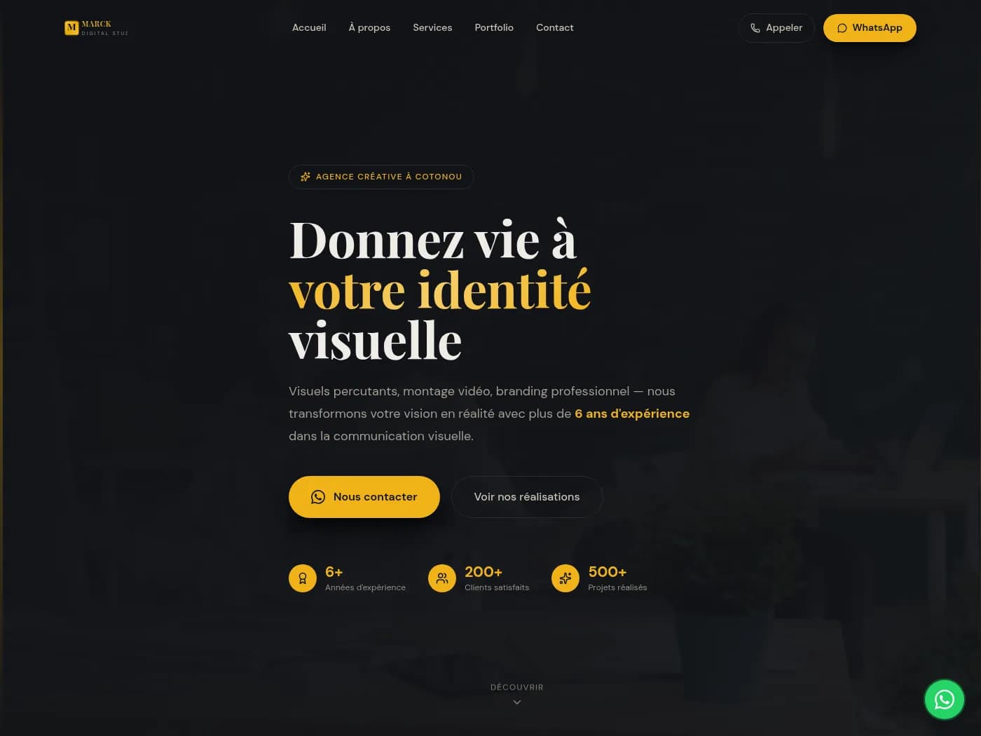 Marck Digital Studio Site