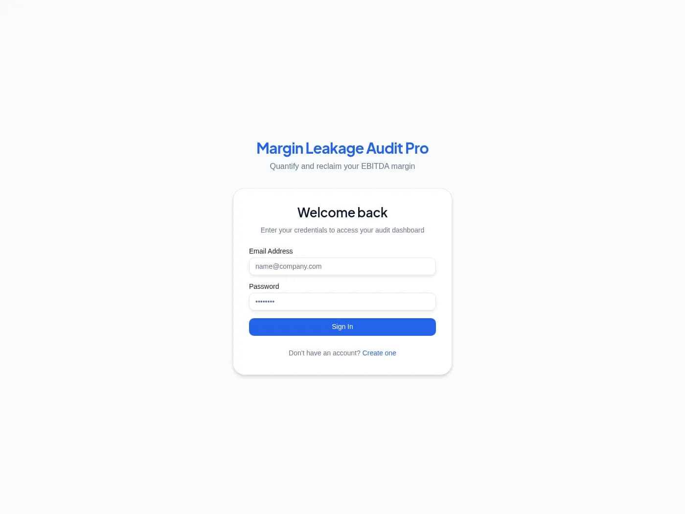 Margin Leakage Audit Pro