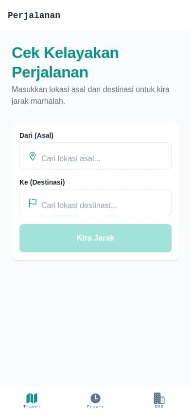 Marhalah Travel & Prayer App