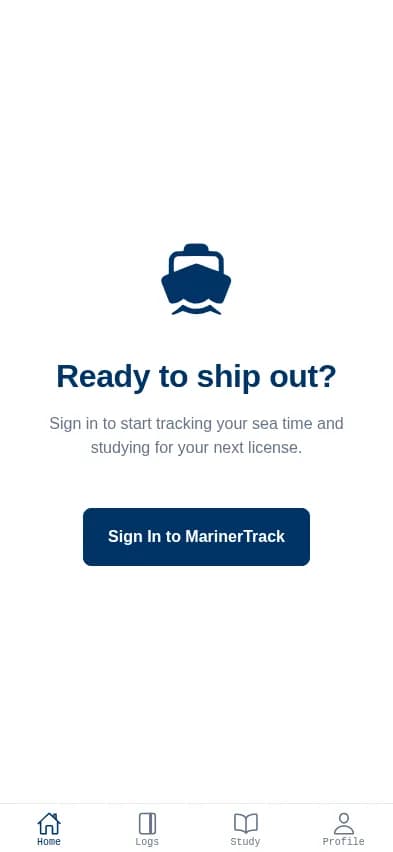 MarinerTrack iOS App