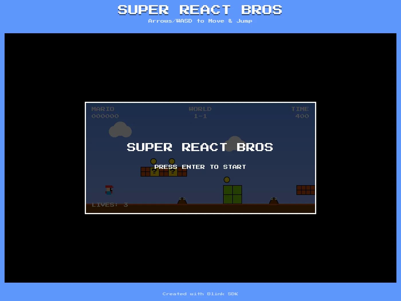 Mario-Inspired Platformer