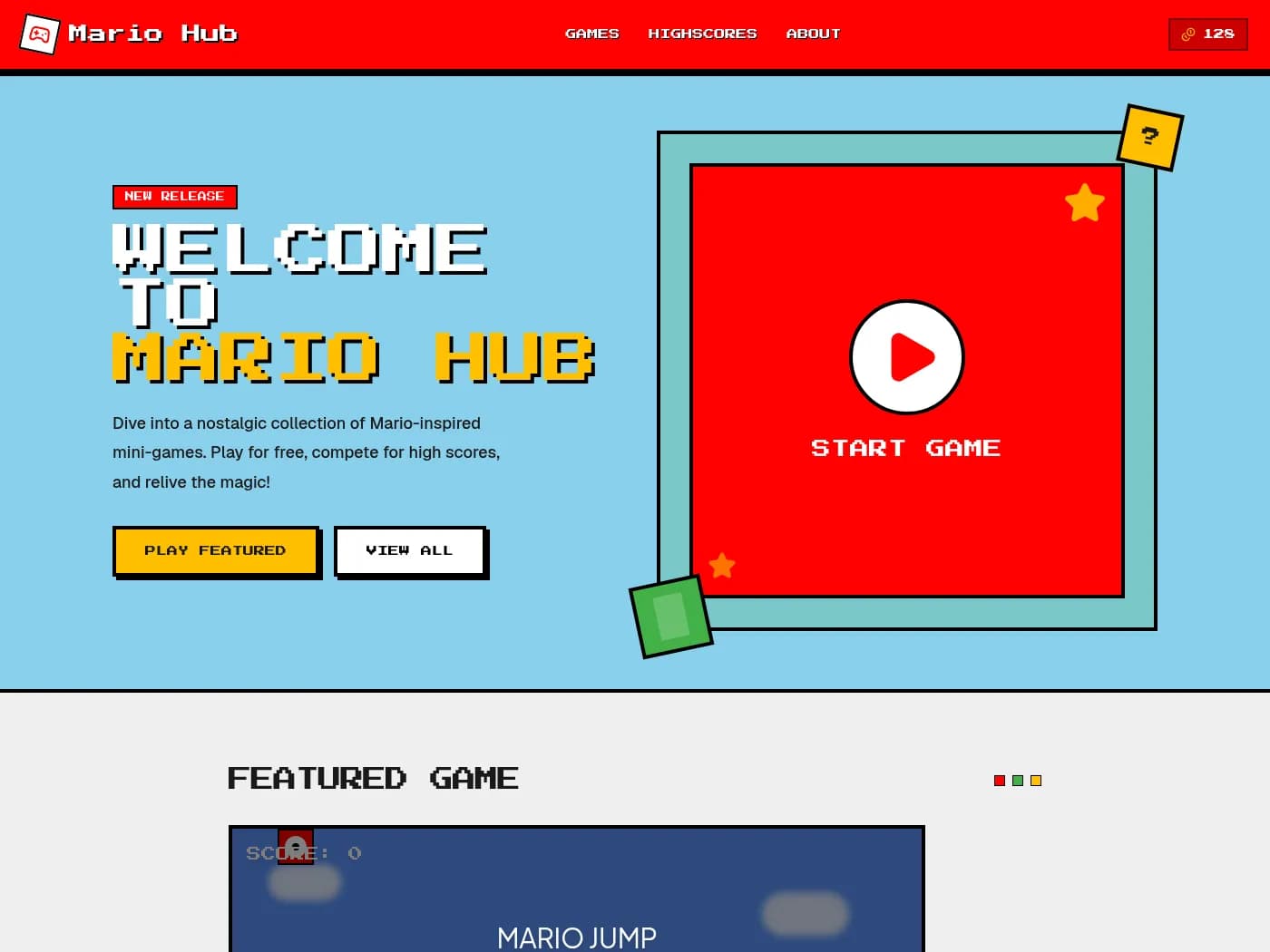 Mario Game Hub