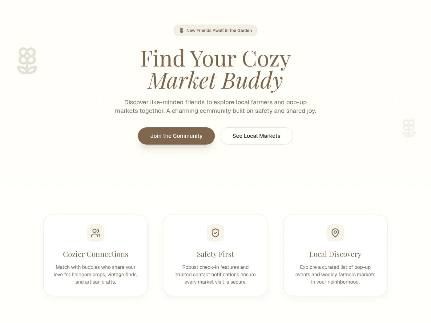 Market Buddy Finder