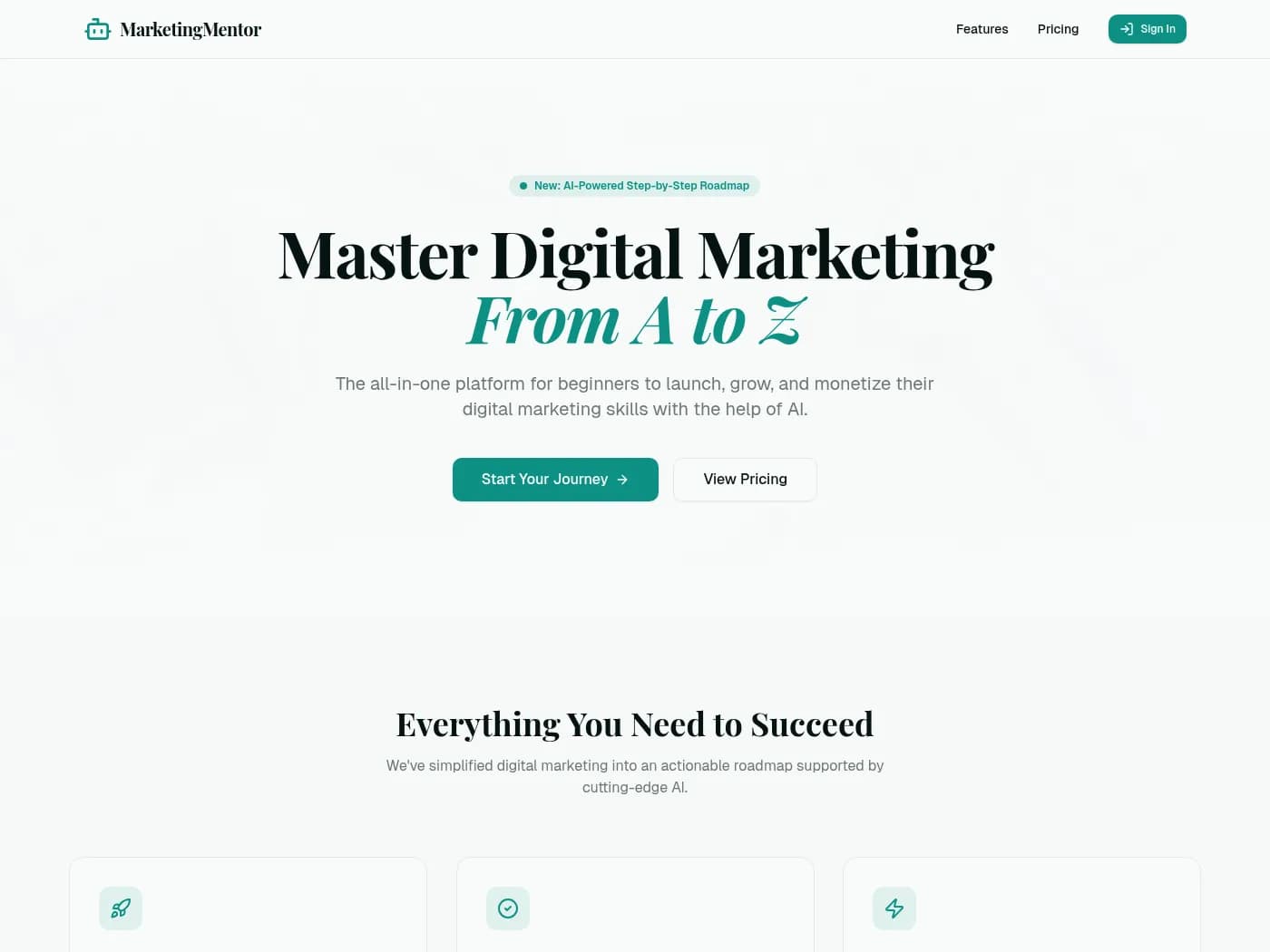 Marketing Mentor AI