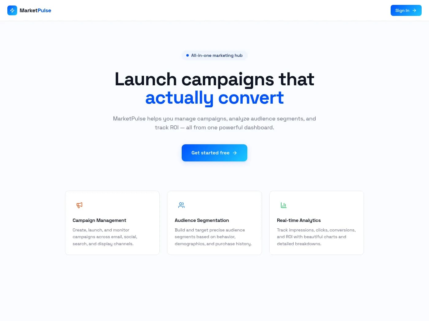 MarketPulse Platform