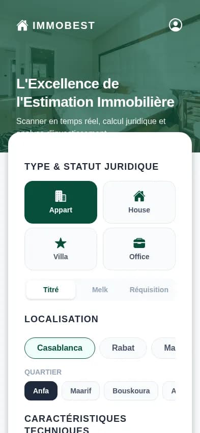 Live Maroc Estimator