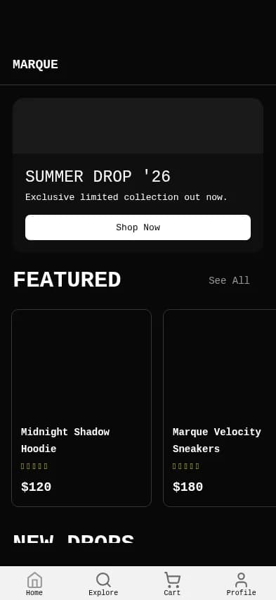 Marque Streetwear Hub