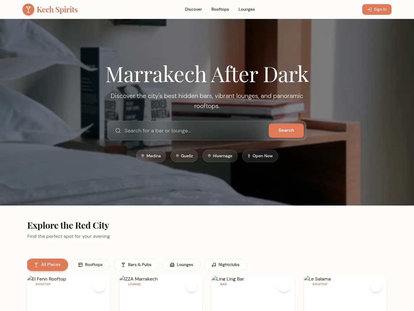 Marrakech Bar Finder