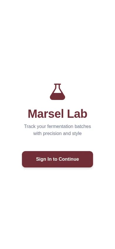 Marsel Lab Brew Tracker