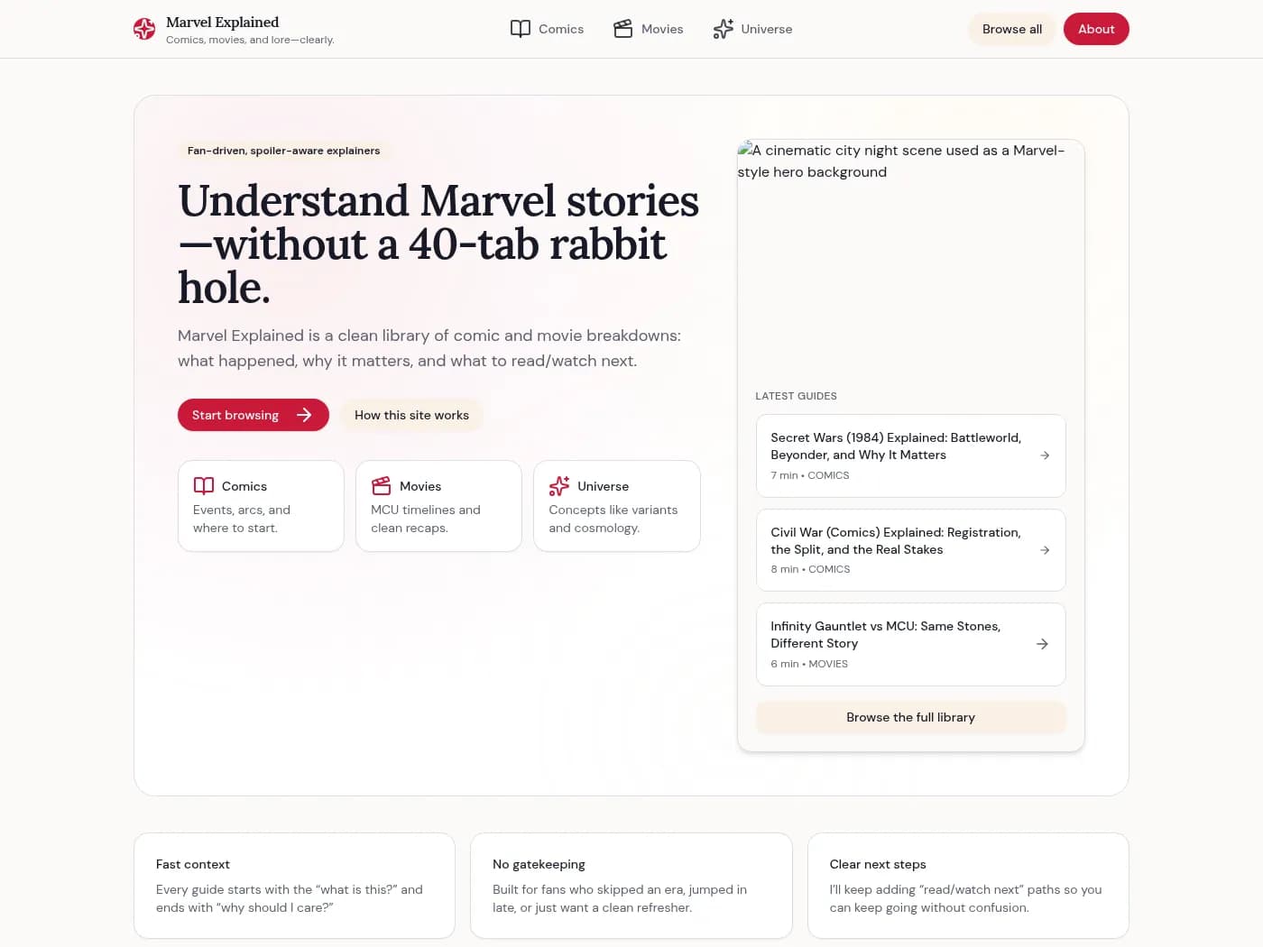 Marvel Explained