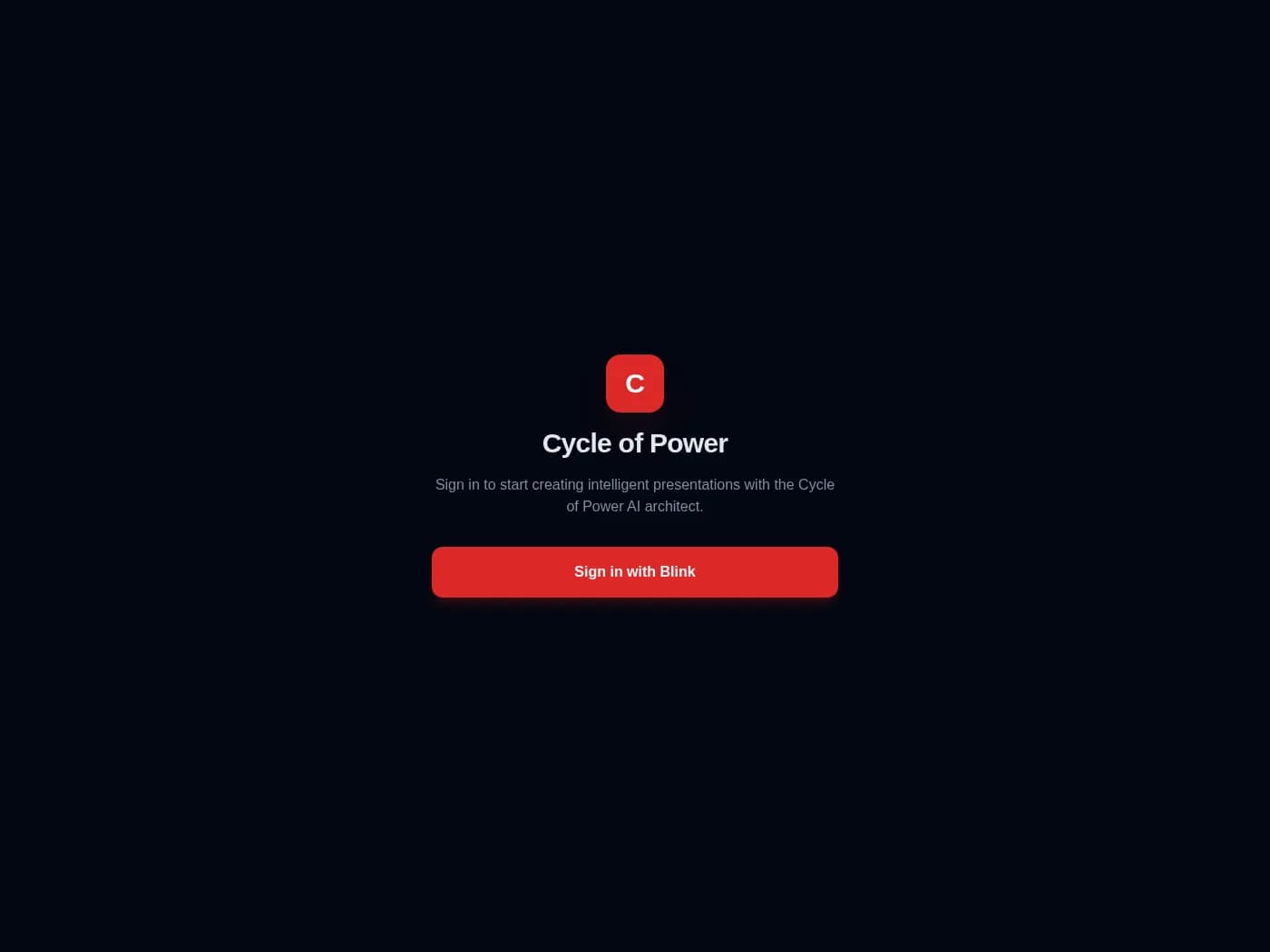 Cycle of Power Presentation