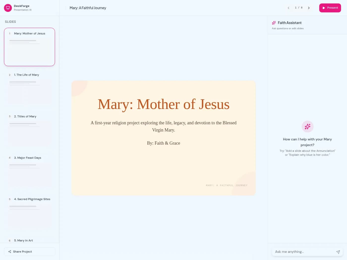 Mary: A Faithful Journey